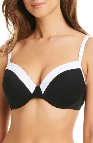 BLEU BY ROD BEATTIE Underwire Bikini Top - Black