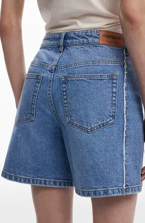 Desigual Stretch Denim Shorts