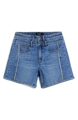 Desigual Stretch Denim Shorts