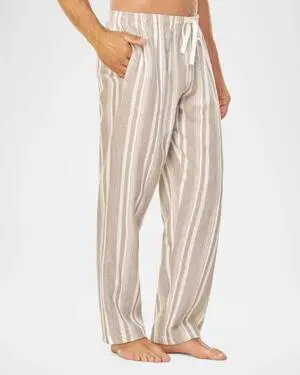 Majestic International Apos;s Summer Woven Stripe Lounge Pants - Multi