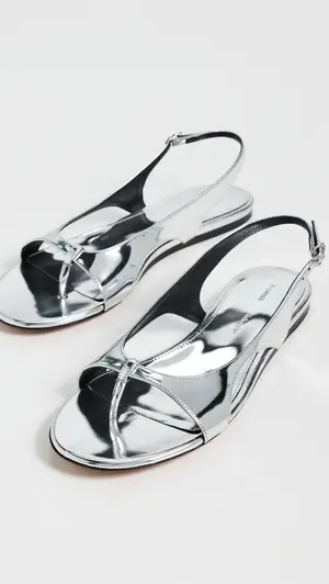 Proenza Schouler Slash Flat Thong Sandals