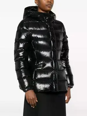 Moncler Hooded Quilted Jacket - Black