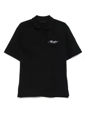 Moncler Logo-embroidered Polo Shirt