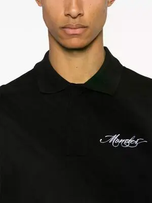 Moncler Logo-embroidered Polo Shirt