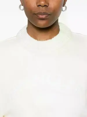 Moncler Crew-neck Sweatshirt - Neutrals