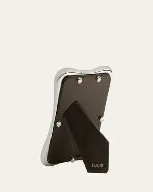 L'Objet Anton Frame, 4" X 6 - Platinum