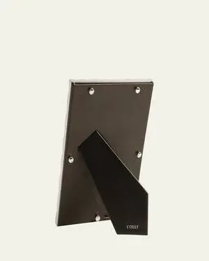L'Objet Maxime Frame, 4" X 6 - Silver