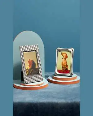 L'Objet Maxime Frame, 4" X 6 - Silver