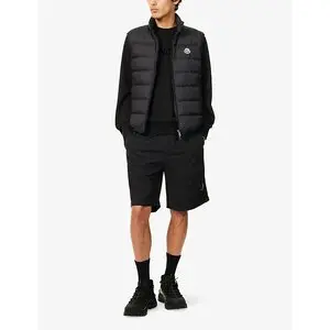 Moncler Shell-down Gilet With Brand Badge