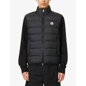 Moncler Shell-down Gilet With Brand Badge
