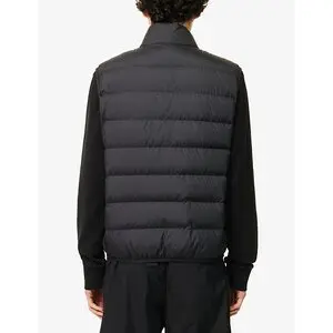 Moncler Shell-down Gilet With Brand Badge