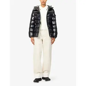 Moncler Barante Hooded Shell-down Jacket - Black