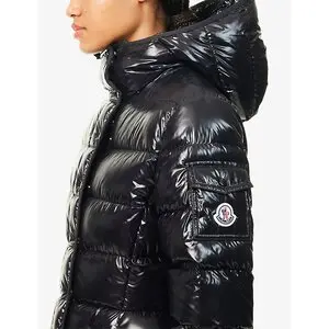 Moncler Barante Hooded Shell-down Jacket - Black