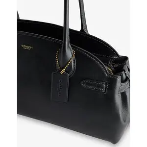 COACH Empire 34 Leather Carryall Bag - Black