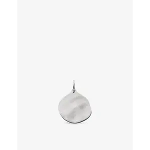 Monica Vinader Mv Siren Muse 18ct Yellow Vermeil Pendant - Silver