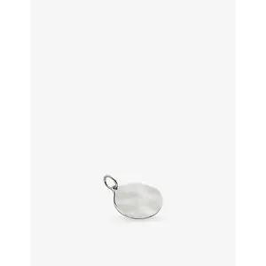 Monica Vinader Mv Siren Muse 18ct Yellow Vermeil Pendant - Silver