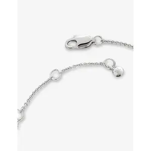 Monica Vinader February Birthstone Amethyst Chain Bracelet - Silver