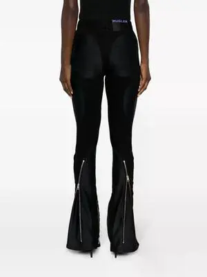MUGLER Spiral Flared Jeans