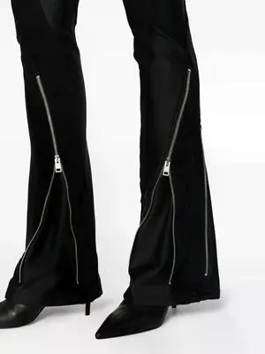 MUGLER Spiral Flared Jeans