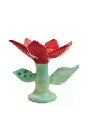 LAETITIA ROUGET Irina Candle Holder - Red