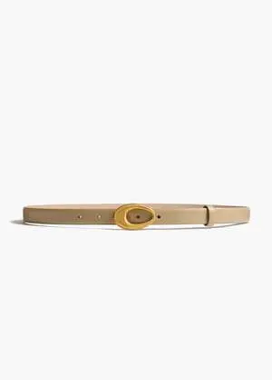 Khaite Olivia Suede Belt Nude