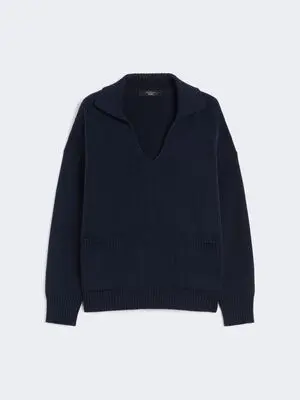 Max Mara Cotton Yarn Polo Sweater