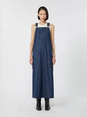 Max Mara Denim Dungaree Dress