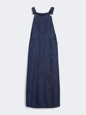 Max Mara Denim Dungaree Dress