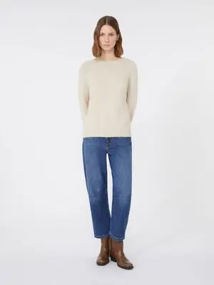 Max Mara Alpaca And Cotton Sweater - Ivory
