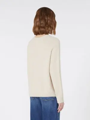 Max Mara Alpaca And Cotton Sweater - Ivory