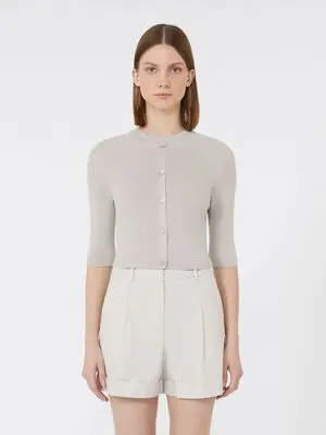 Max Mara Cropped Cotton Cardigan