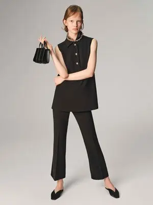 Max Mara Cady Polo-style Blouse
