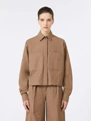 Max Mara Wool Boxy Jacket - Hazelnut Brown