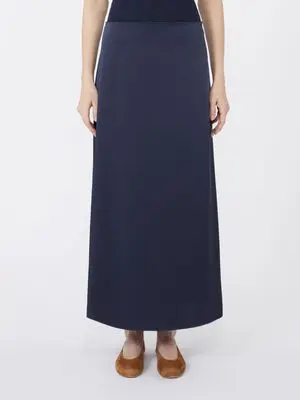 Max Mara Satin Calf-length Skirt