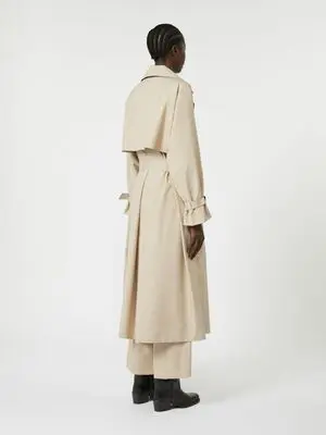 Max Mara Water-repellent Canvas Trench Coat