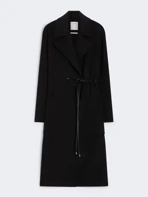 Max Mara Double-faced Robe Coat - Black