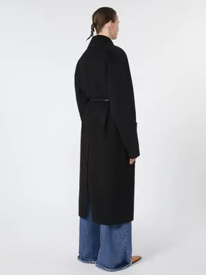 Max Mara Double-faced Robe Coat - Black