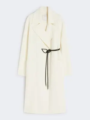 Max Mara Double-faced Robe Coat - Milk