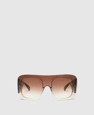 Stella McCartney Chunky Square Sunglasses - Brown