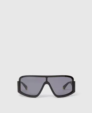 Stella McCartney Chunky Square Sunglasses - Glossy Black