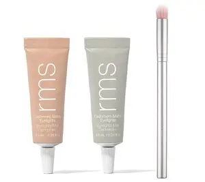 RMS BEAUTY Cashmere Matte Eyelights Duo & Brush - One-color