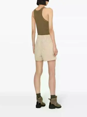 Moncler Mid-rise Straight-leg Shorts - Neutrals