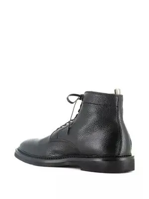 Officine Creative Lace-up Leather Boots - Black