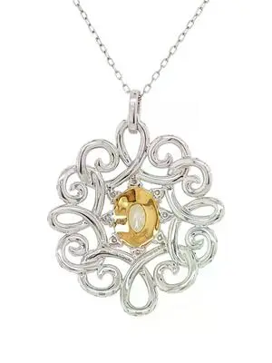 HYT JEWELRY Platinum Diamond Pendant Necklace