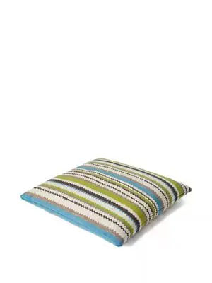 Missoni Zigzag-print Cushion - Blue