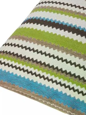 Missoni Zigzag-print Cushion - Blue
