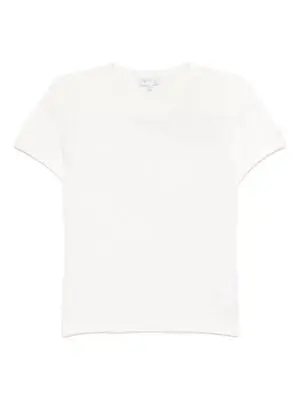 AGNÈS B. Embroidered T-shirt - Neutrals