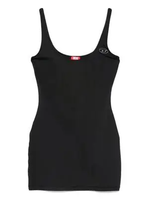 DIESEL Dress With Logo Plaque