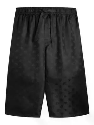 Dolce & Gabbana Logo-jacquard Silk Shorts