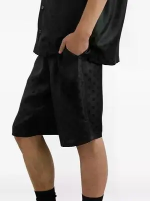Dolce & Gabbana Logo-jacquard Silk Shorts